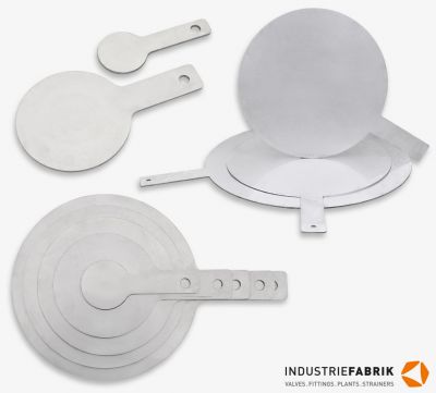 Blindscheibe (Steckscheibe) DN10 PN10 - Edelstahl